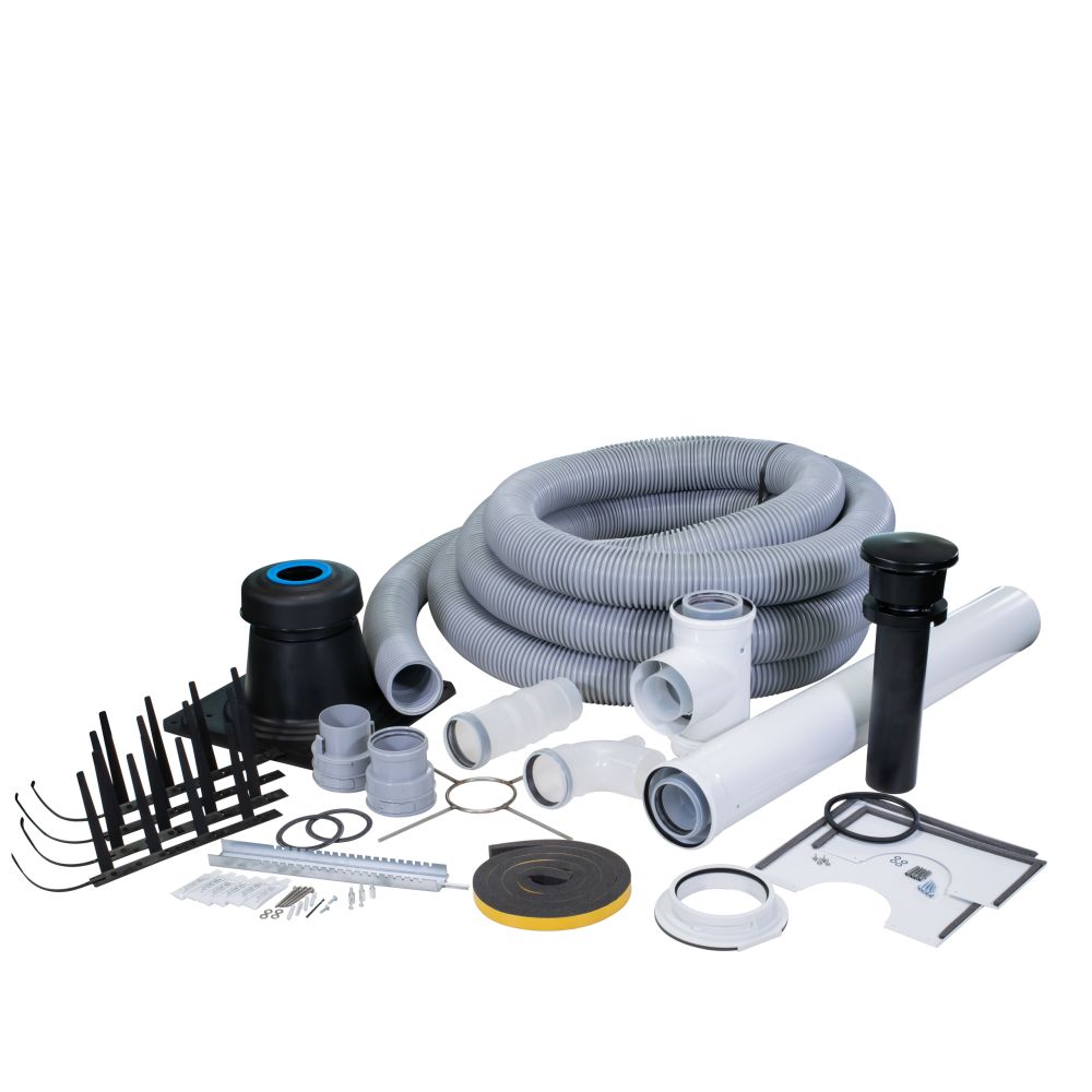 Worcester 8000 F 80mm Flexible 12 Metre Flue Kit - APP Plumbing & Heating