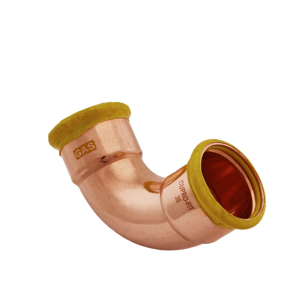 Press-Tite M Profile Gas 35mm 90 Degree Elbow - APP Plumbing & Heating