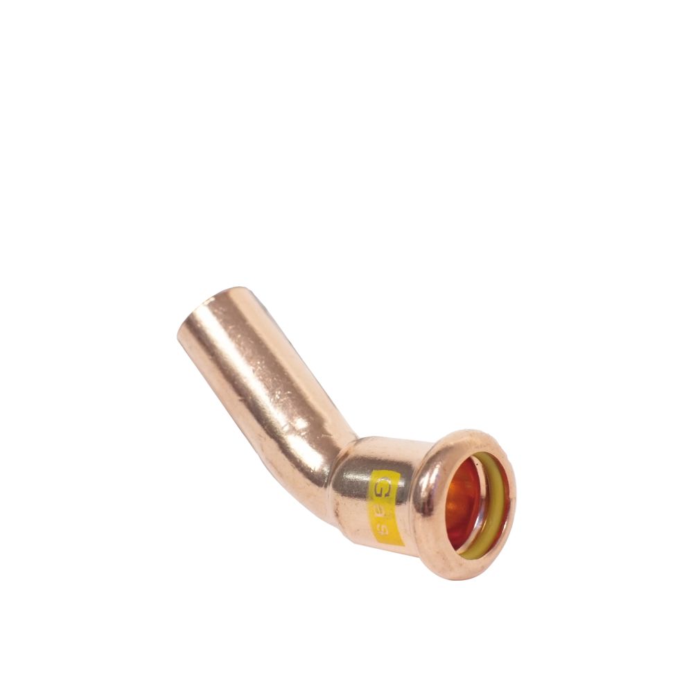 Press-Tite M Profile Gas 15mm 45 Degree Street Elbow - APP Plumbing ...