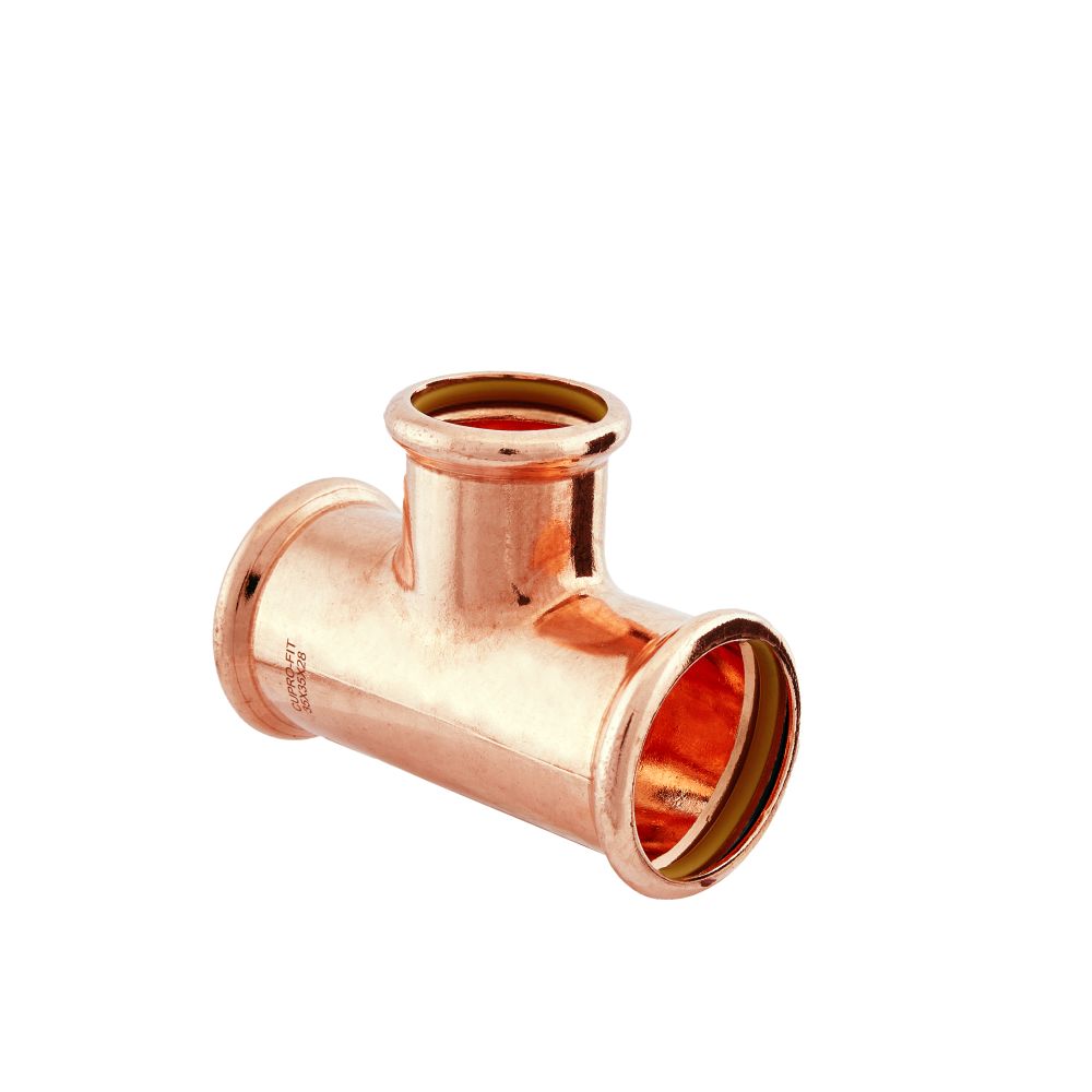 Press-Tite M Profile Gas 35mm x 35mm x 28mm Branch Reducing Tee - APP ...