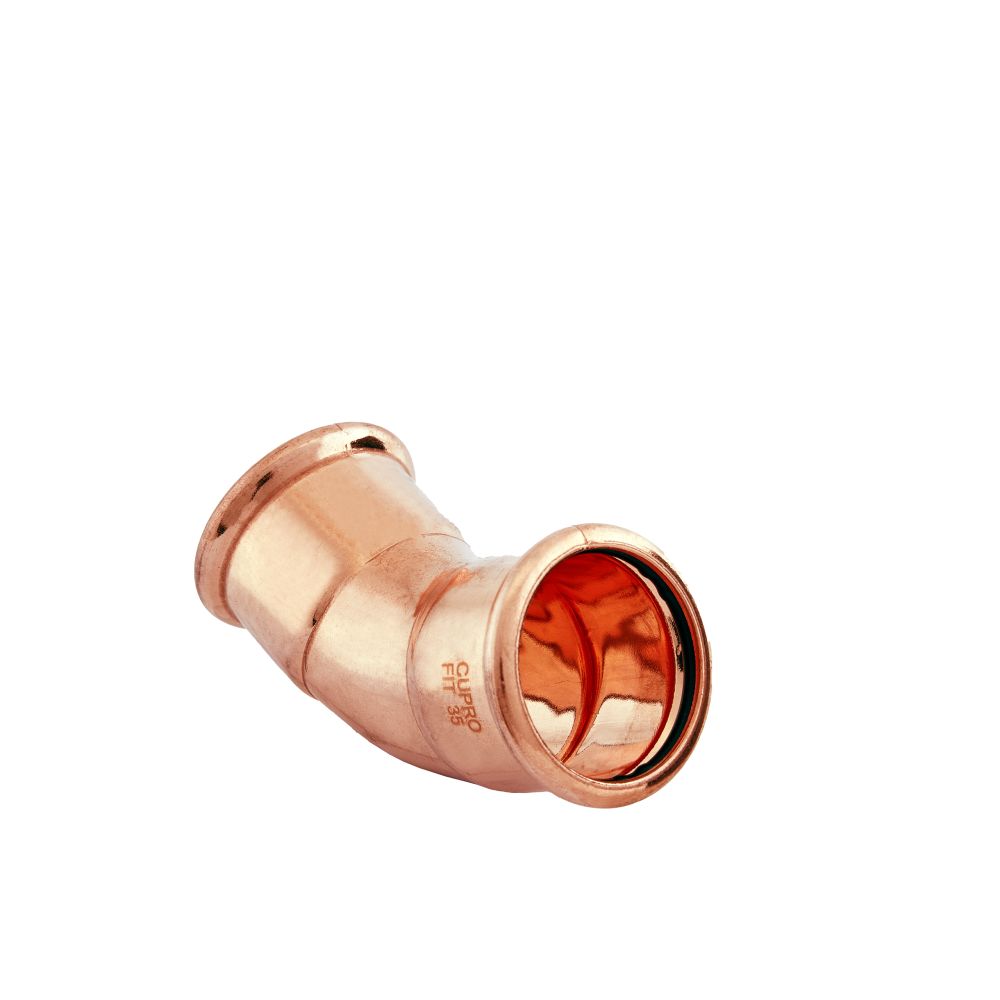 Press-Tite M Profile WRAS 35mm 45 Degree Elbow - APP Plumbing & Heating