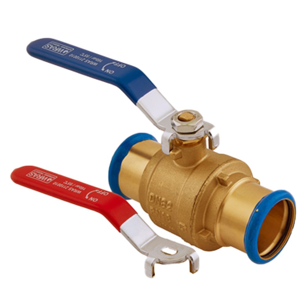 Press-Tite M Profile WRAS 35mm Red & Blue Lever Ball Valve PN16 - APP ...