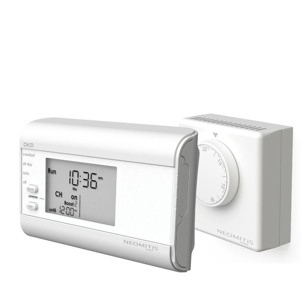 Neomitis Wired 7 Day 1CH Digital Timer + FOC RTMA Wired Mechanical Stat ...