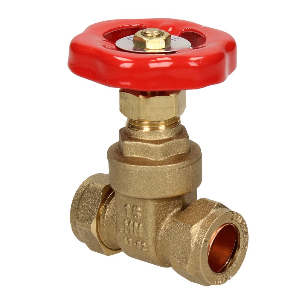 Compression 15mm Gate Valve - APP Plumbing and Heating