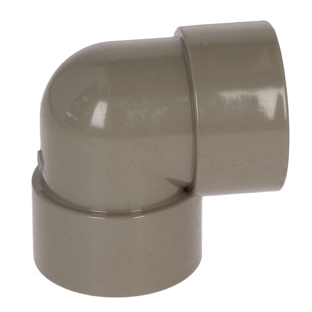 Davant 50mm Grey Solvent Waste 90 Degree Knuckle Bend - Mr Central Heating